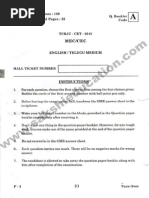 APRJC Model Papers and Solutions | PDF | Educational Psychology ...