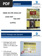 LOTO Flowchart Dec2011 | PDF | Prevention | Occupational Safety And Health