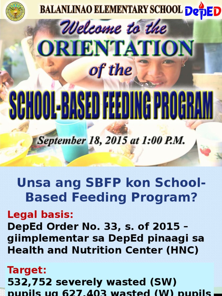 School-Based Feeding Program | PDF