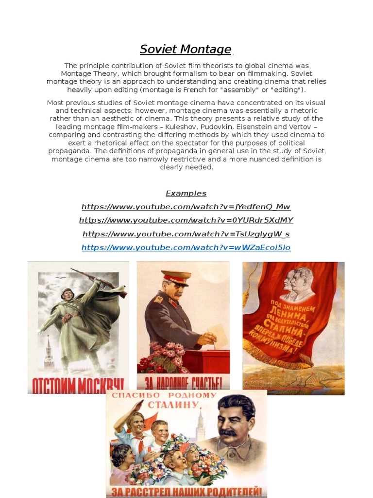Soviet Montage | PDF