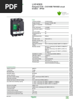 Easypact CVS100B Circuit Breaker Data | PDF | Alternating Current ...