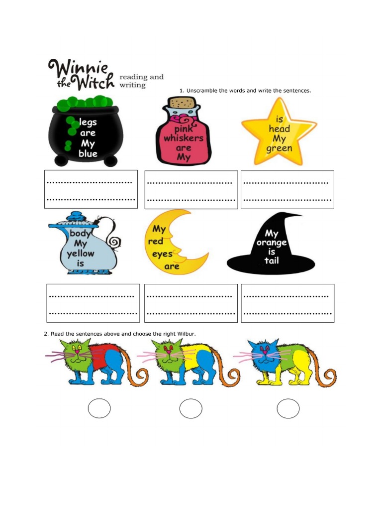 Winnie The Witch Activities | PDF