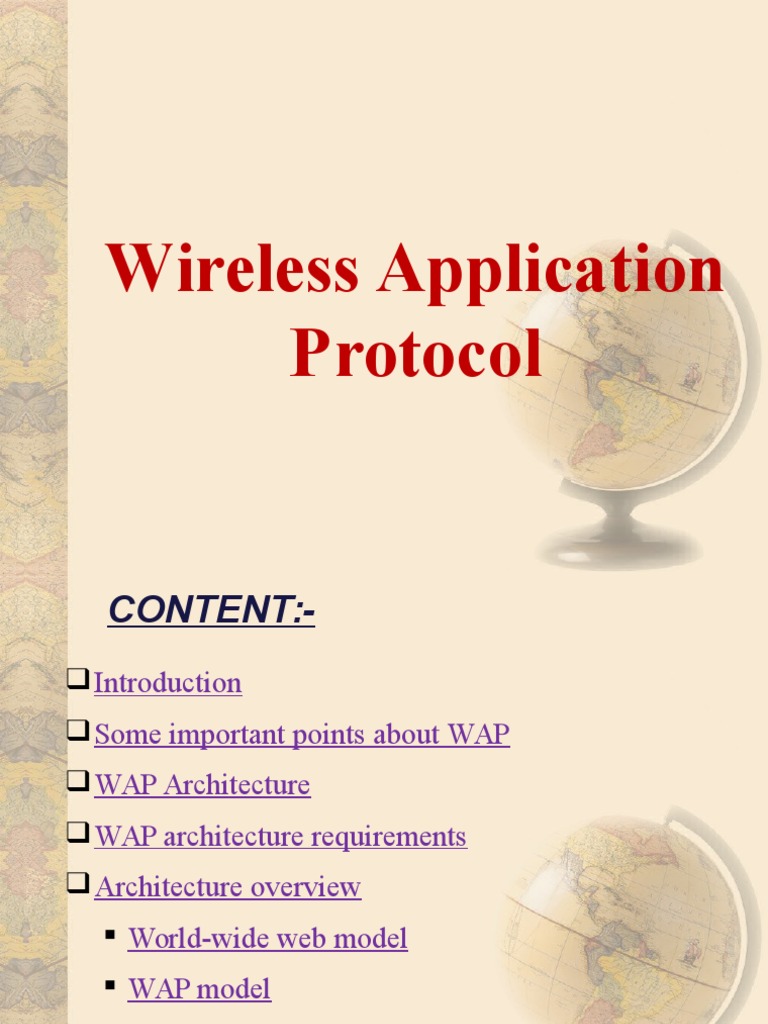 Wap | PDF | Web Server | Internet & Web