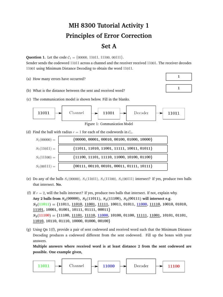 Tutorial Activity 1 Suggested Solutions | PDF | Theoretical Computer Science | Applied Mathematics