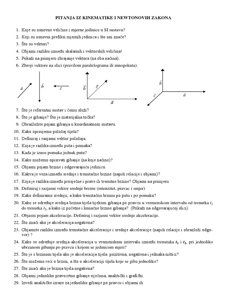 Pitanja I Zadaci Za Modul 1 | PDF