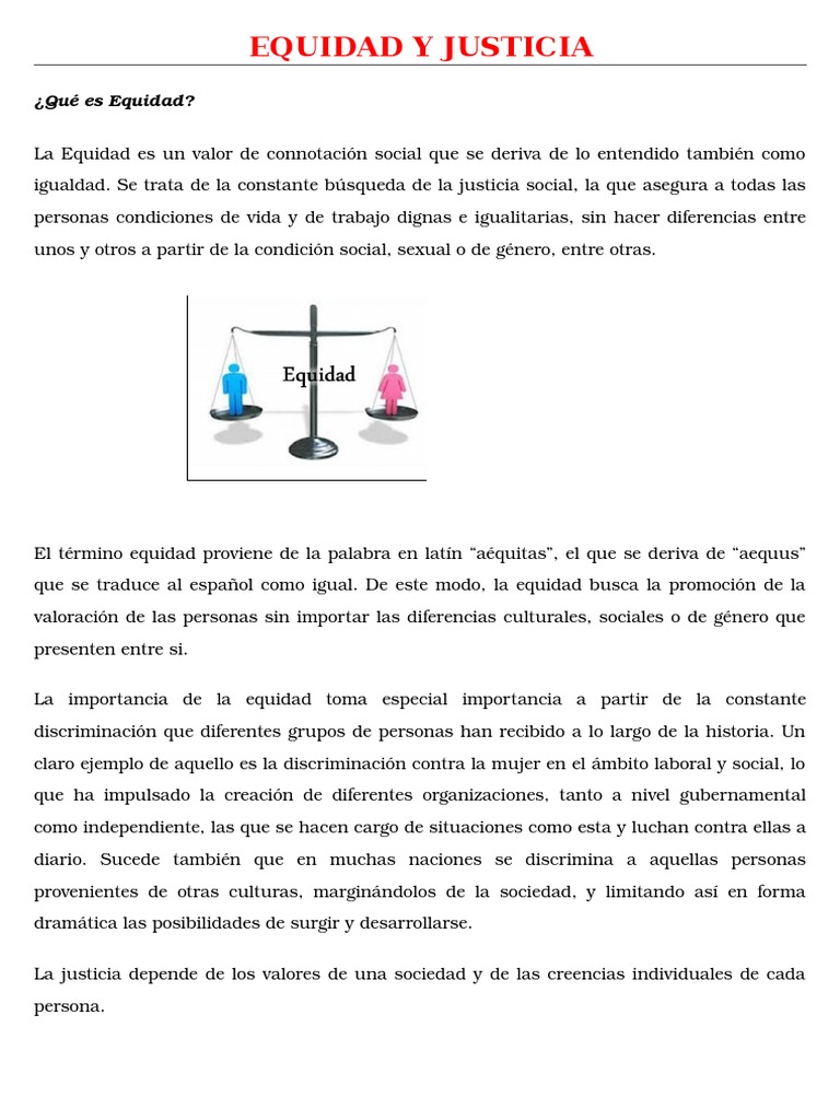Equidad y Justicia | PDF | Justicia | Crimen y violencia