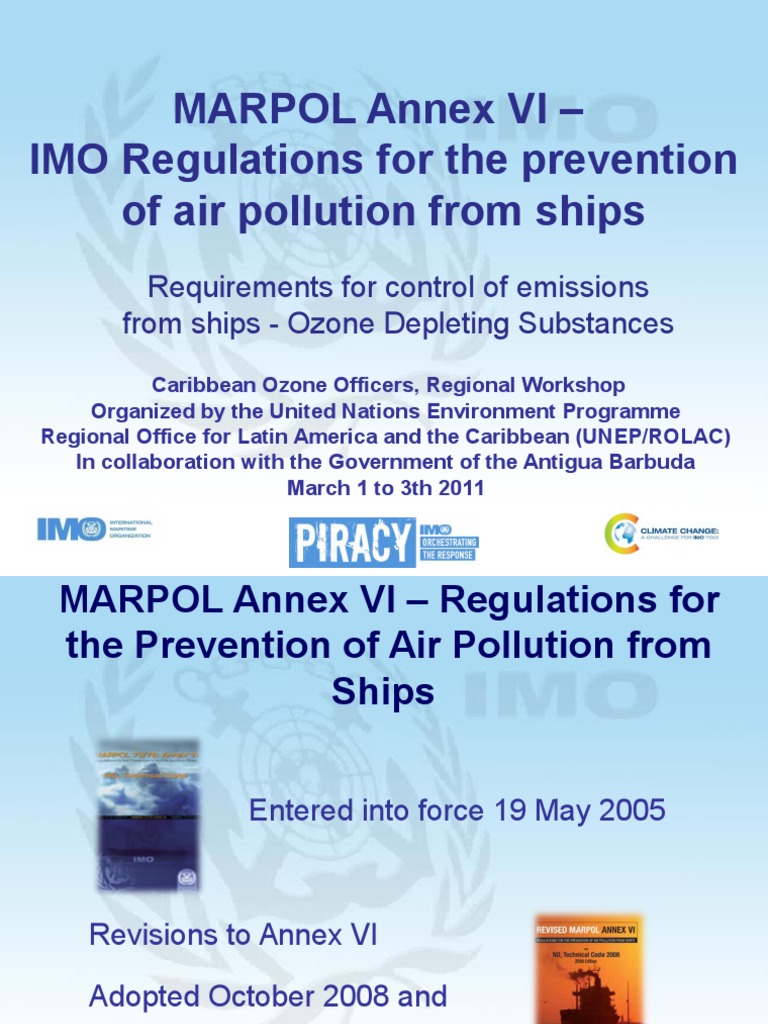 MARPOL Annex VI - ODS Presentation | PDF | Chlorofluorocarbon | Pollution