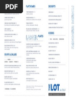 Tatte Fall/Winter Menu 2024-2025 | PDF | Salad | Pickling