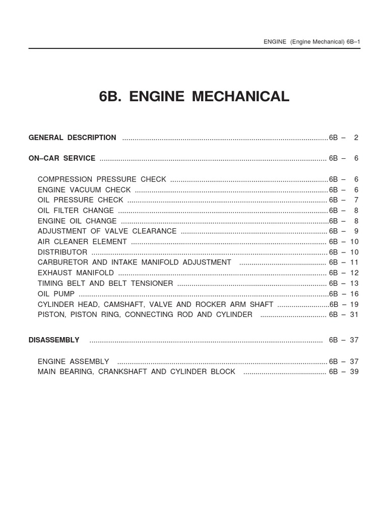 Chevrolet CMV Engine Specifications | PDF | Piston | Cylinder (Engine)