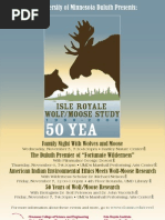Isle Royale Wolf & Moose Report | PDF | Moose | Pack (Canine)
