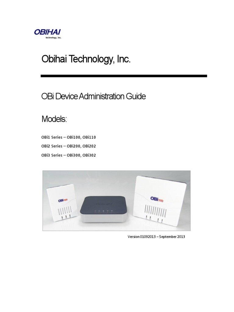 Obi Device Admin Guide | PDF | Ip Address | Router (Computing)