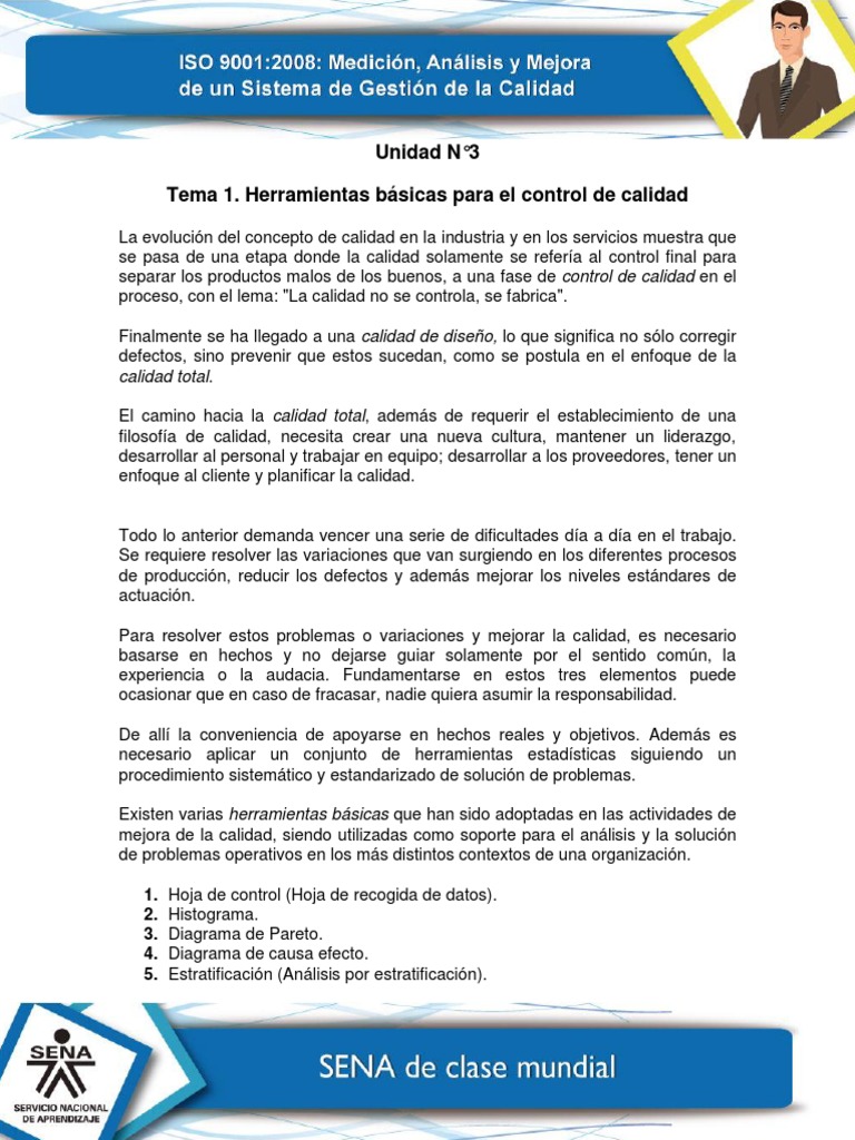 Herramientas Basicas para El Control de Calidad | PDF | Negocios | Métodos y materiales de enseñanza