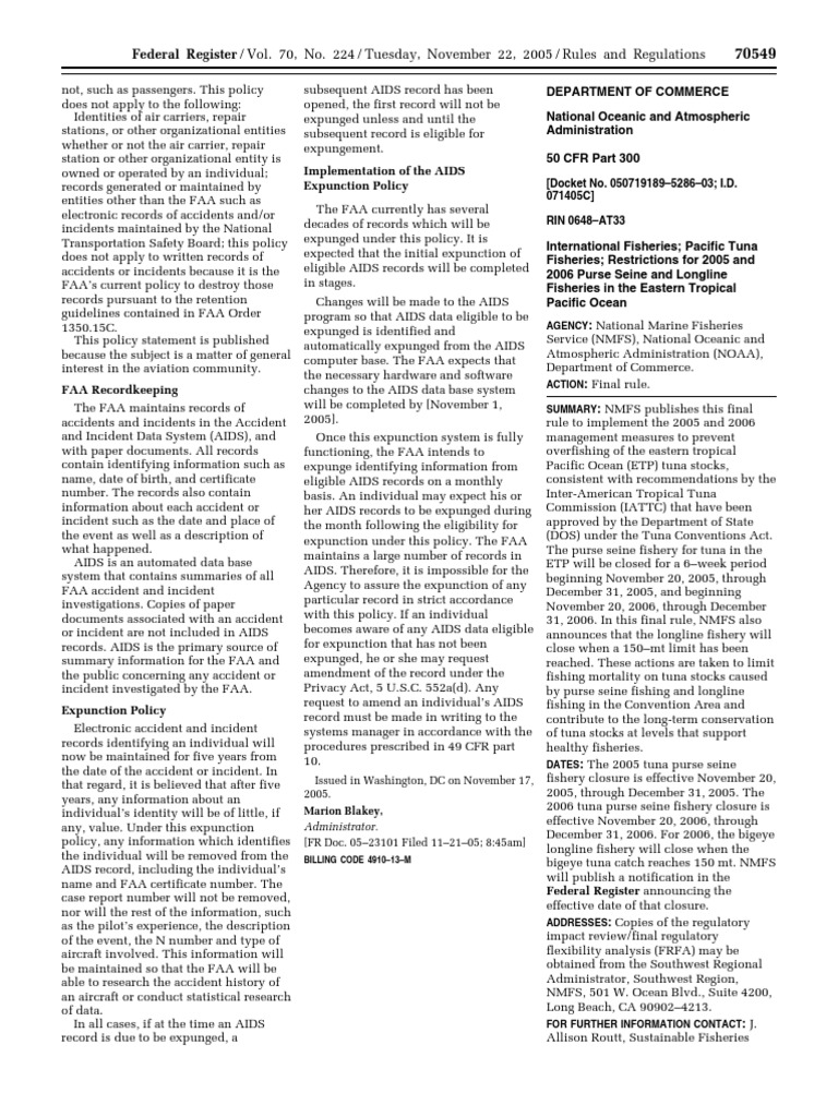 Rule: Fishery Conservation and Management: Alaska Fisheries of ...