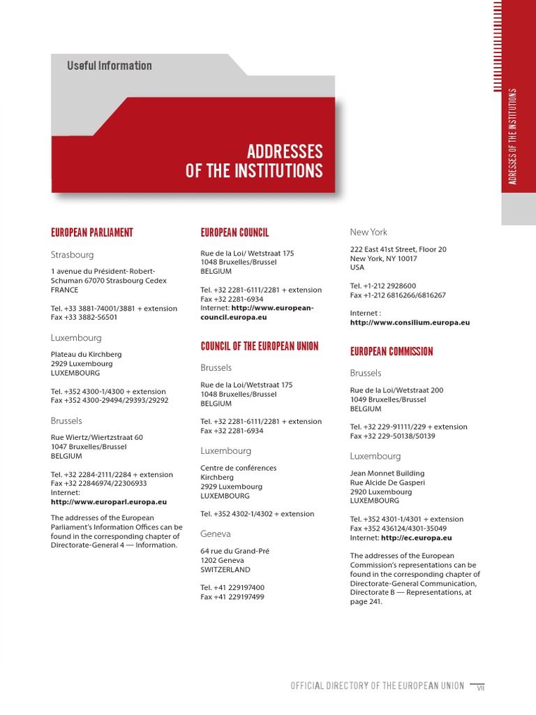 Street Maps and Other Maps EU Institutions | PDF | Brussels | Luxembourg