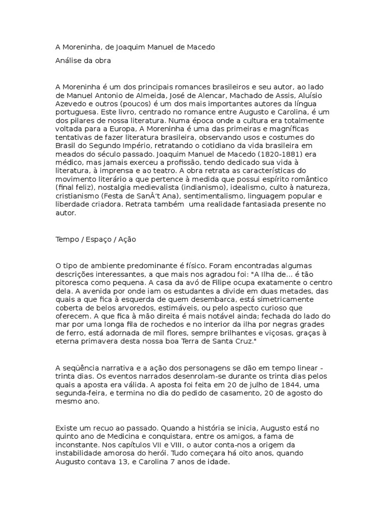 A Moreninha Pdf Augustus Amor