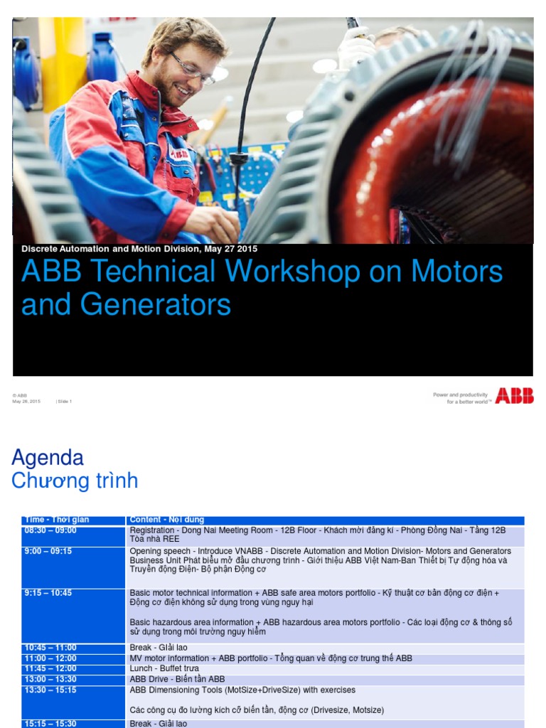 Motor Workshop Presentataion Files. English | PDF
