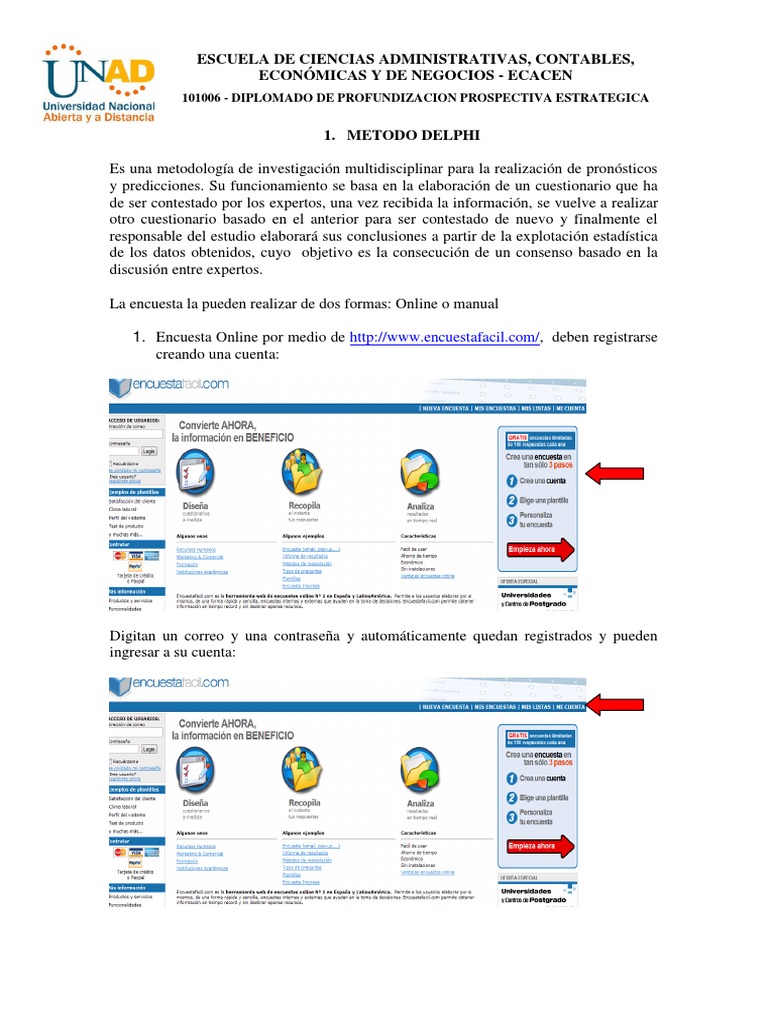 Metodo Delphi - Ejemplo de Encuesta | PDF | Cuestionario | Science