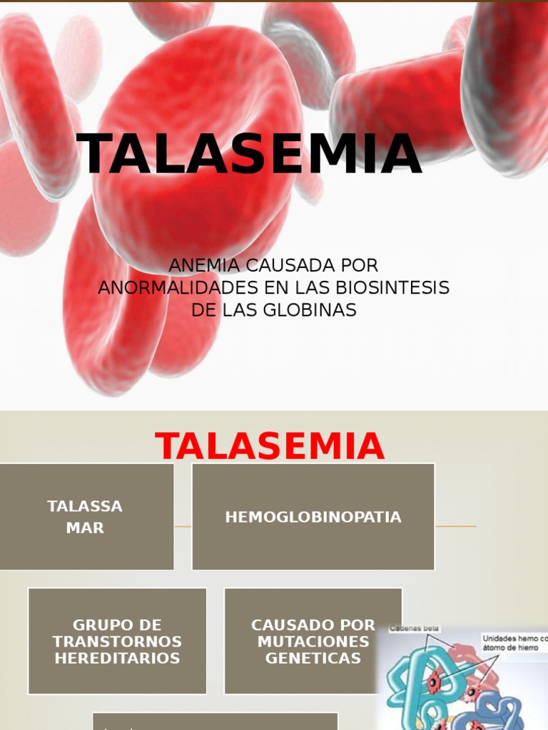 TALASEMIA | Hematología | Sangre