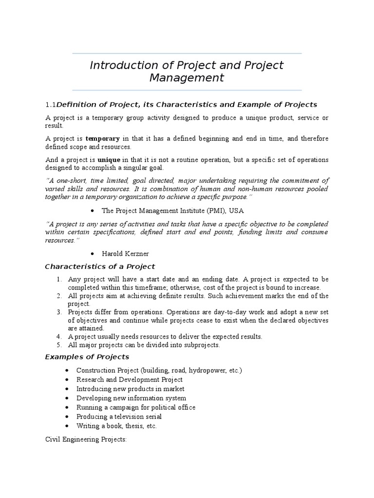 Project Management - Notes | PDF | Capital Budgeting | Stocks