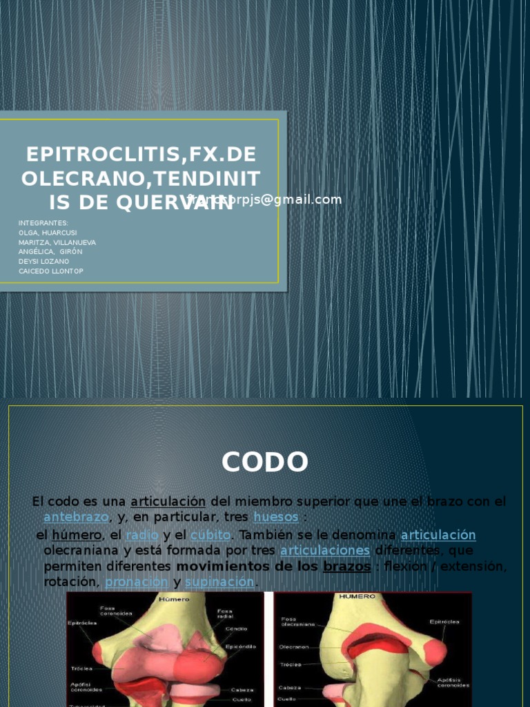Epitrocleitis 5to | PDF | Codo | Extremidades (anatomía)