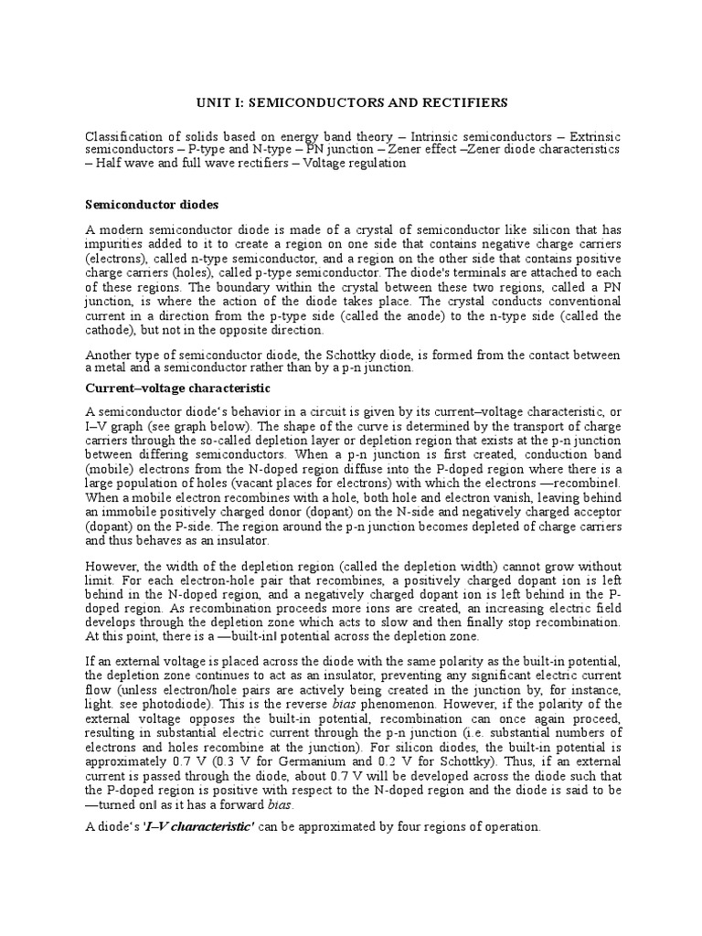 Me 2255 - Electronics and Microprocessors | PDF | Bipolar Junction Transistor | Diode