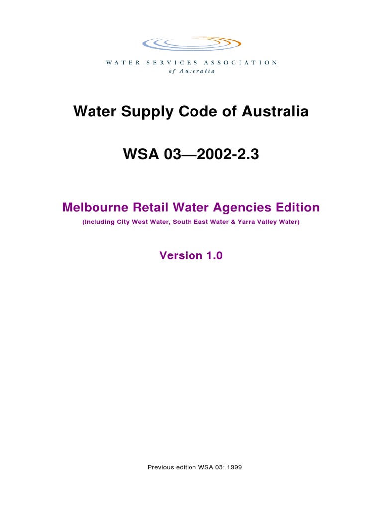 WASA Code | PDF | Specification (Technical Standard) | Road