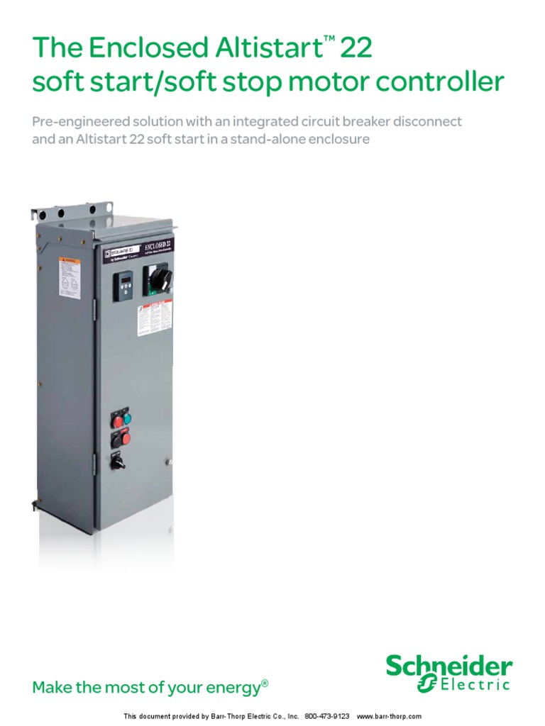 Altistart 22 Enclosed Soft Starts 8800BR10031 | PDF | Components ...
