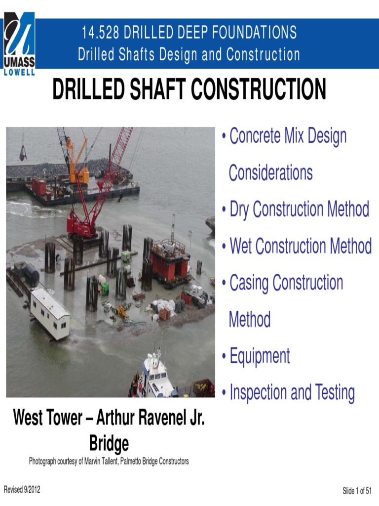 Drilled Shaft Design and Methods | PDF | Deep Foundation | Drilling