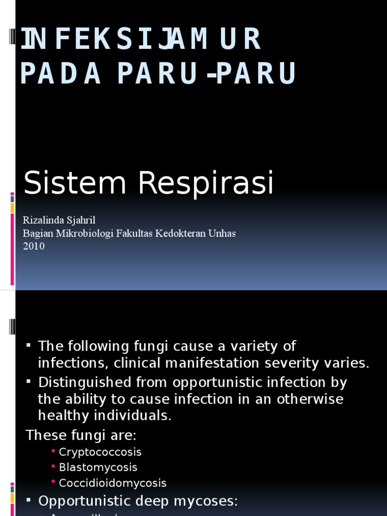 Infeksi Jamur Pada Paru-Paru | PDF | Aspergillus | Epidemiology