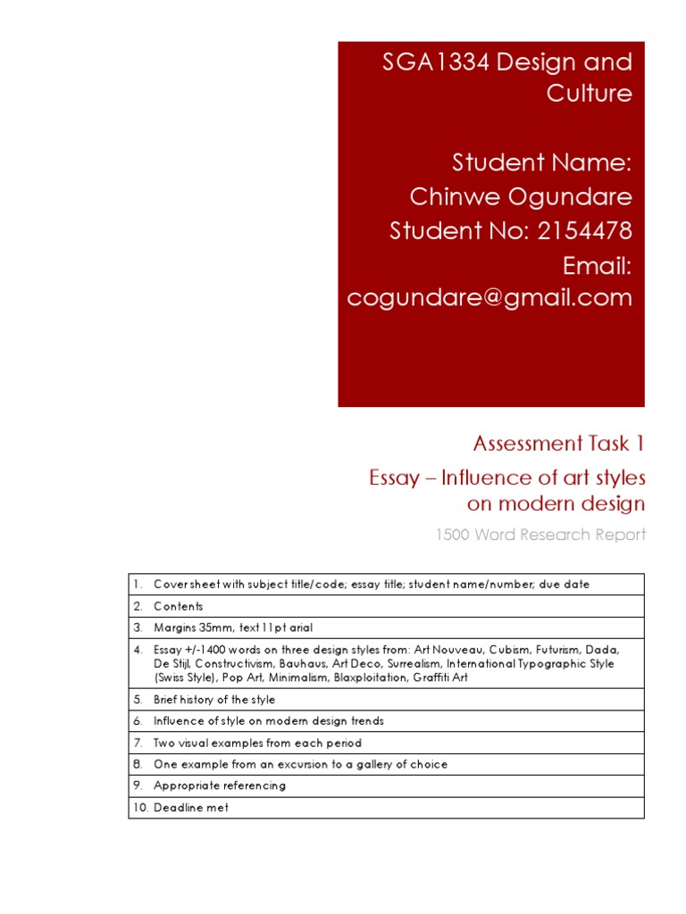 Graphic Design Assignment | PDF | Cubism | Paintings