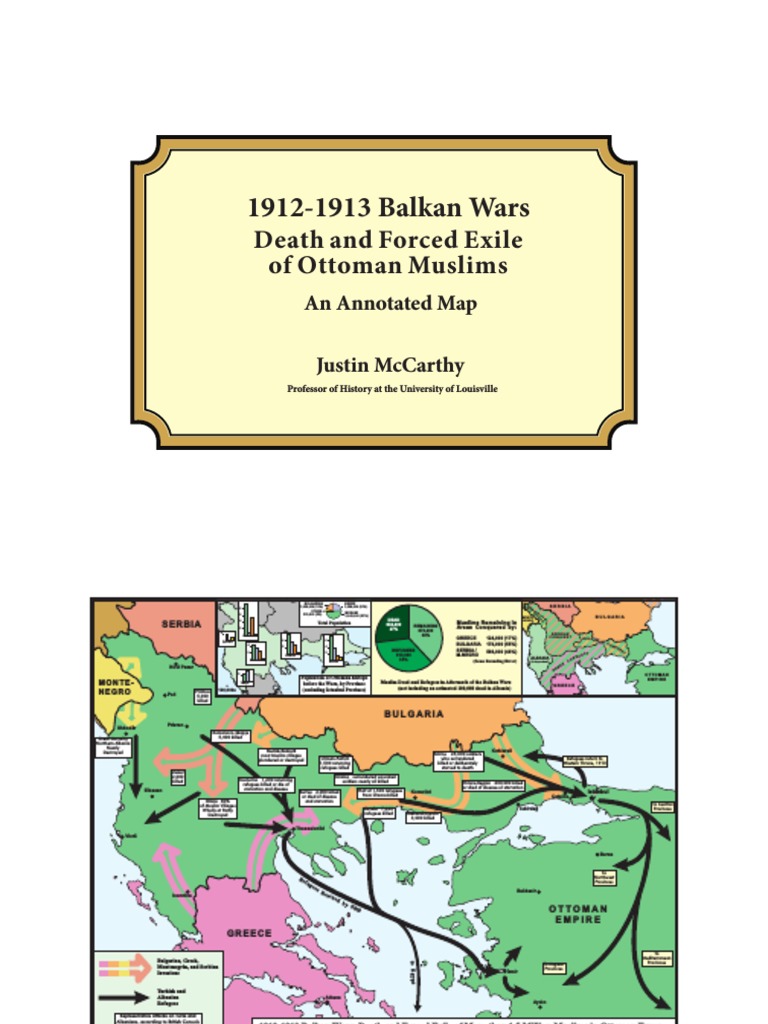 Balkan Wars Map | PDF | Ottoman Empire | Balkans