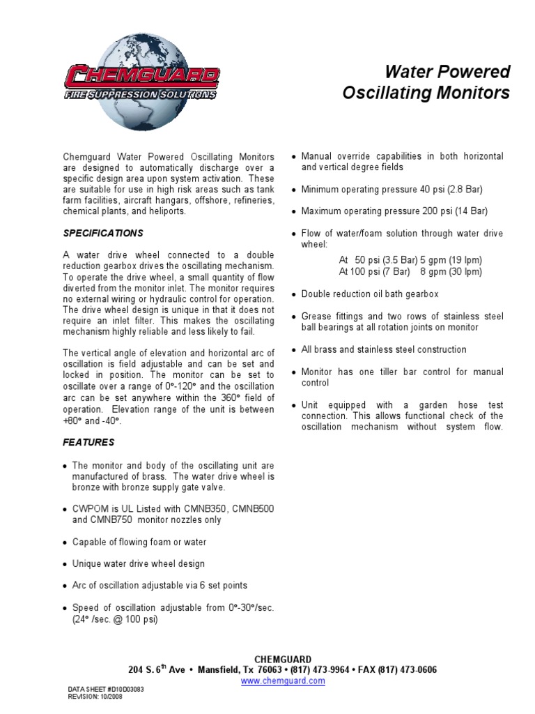Water Powered Oscillating Monitors | PDF | Technology & Engineering