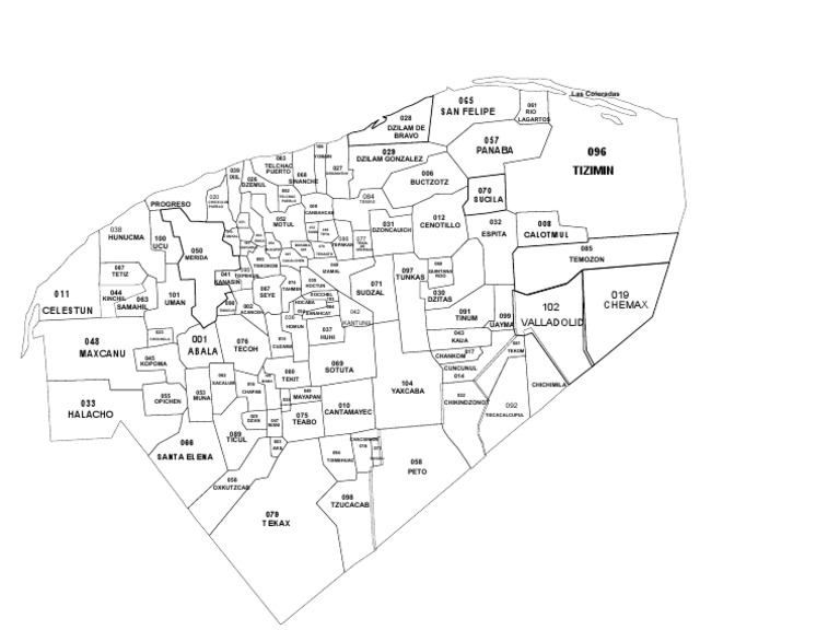 Mapa Yucatán Pdf