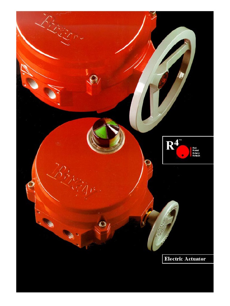 Bray Series 70 Electric Actuator R4 | PDF | Servomechanism | Switch