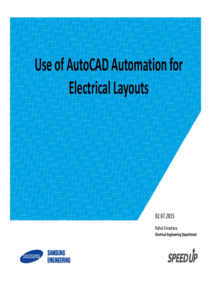 AutoCAD Automation for Electrical Layouts | PDF | Technical Drawing ...