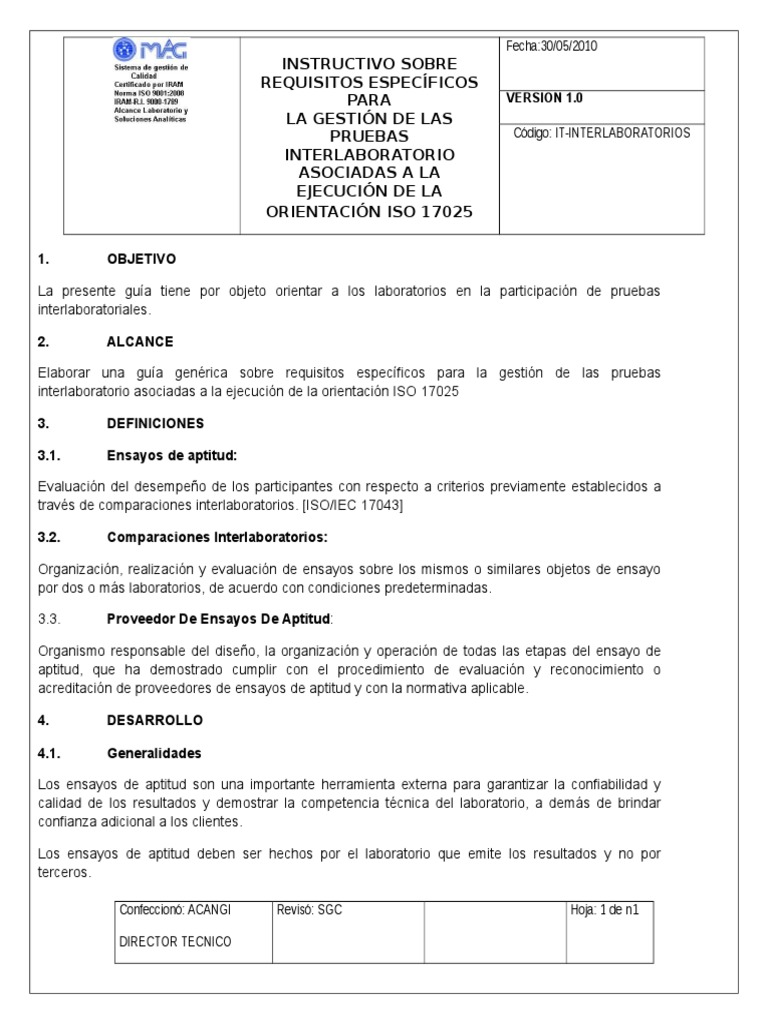 1221-1142-Guia para Pruebas Interlab | PDF | Desviación Estándar | Calidad (comercial)