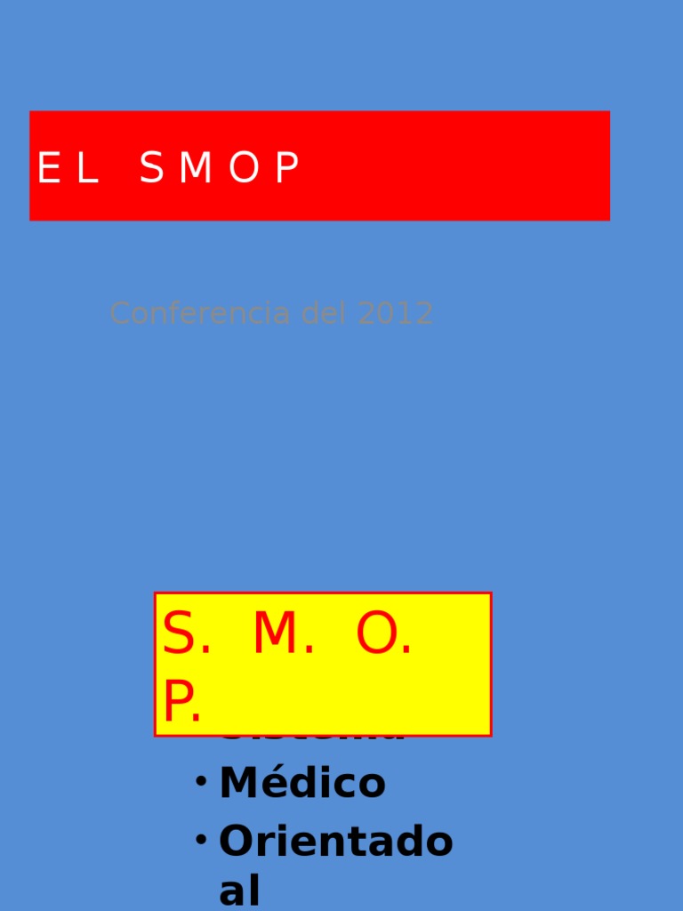 Iii-Smop y Emop | PDF | Examen físico | Diagnostico medico