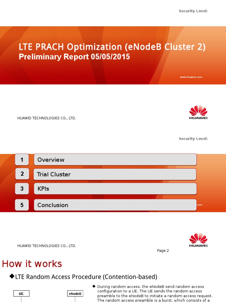 LTE PRACH Optimization (ENodeB Cluster 2) Final Report 05052015 | PDF | Database Index | Lte ...