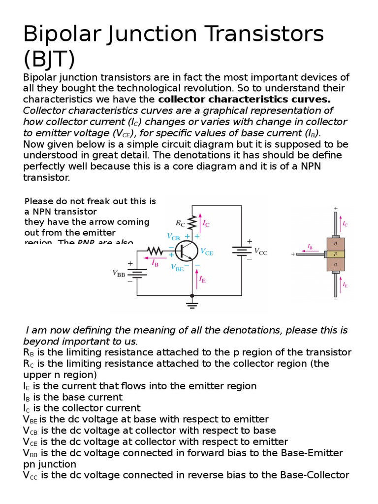 Bipolar Junction Transistors | PDF | Bipolar Junction Transistor ...
