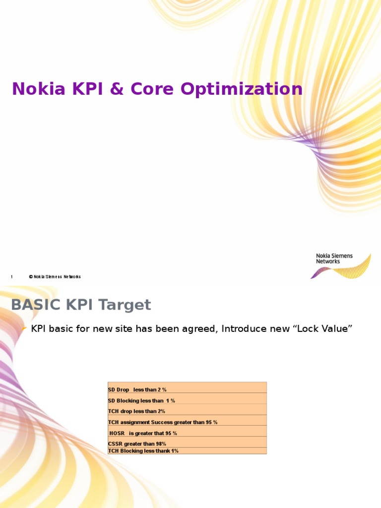 Nokiakpiandcoreoptimization | PDF | Parameter (Computer Programming) | Telecommunications ...