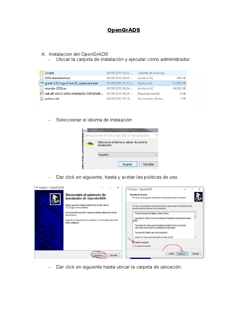 Grads Tutorial | Descargar gratis PDF | Archivo de computadora | Clima