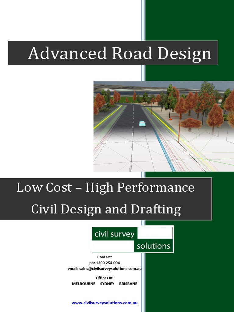 Advanced Road Design: Low Cost - High Performance Civil Design and ...