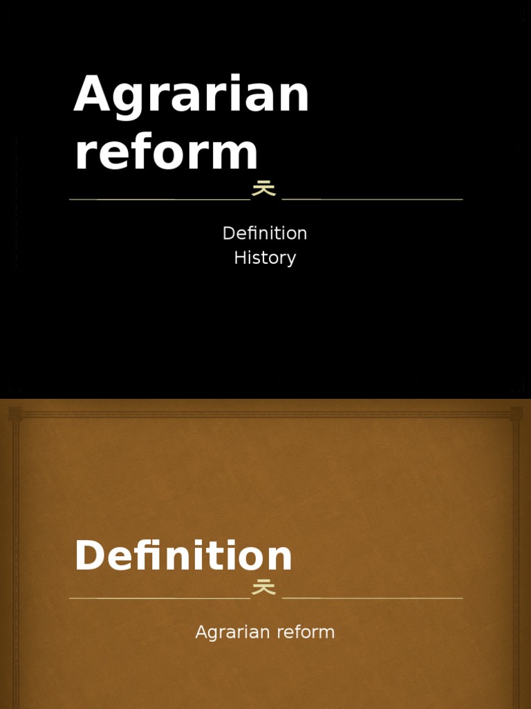 Agrarian Reform | PDF | Corazon Aquino | Government