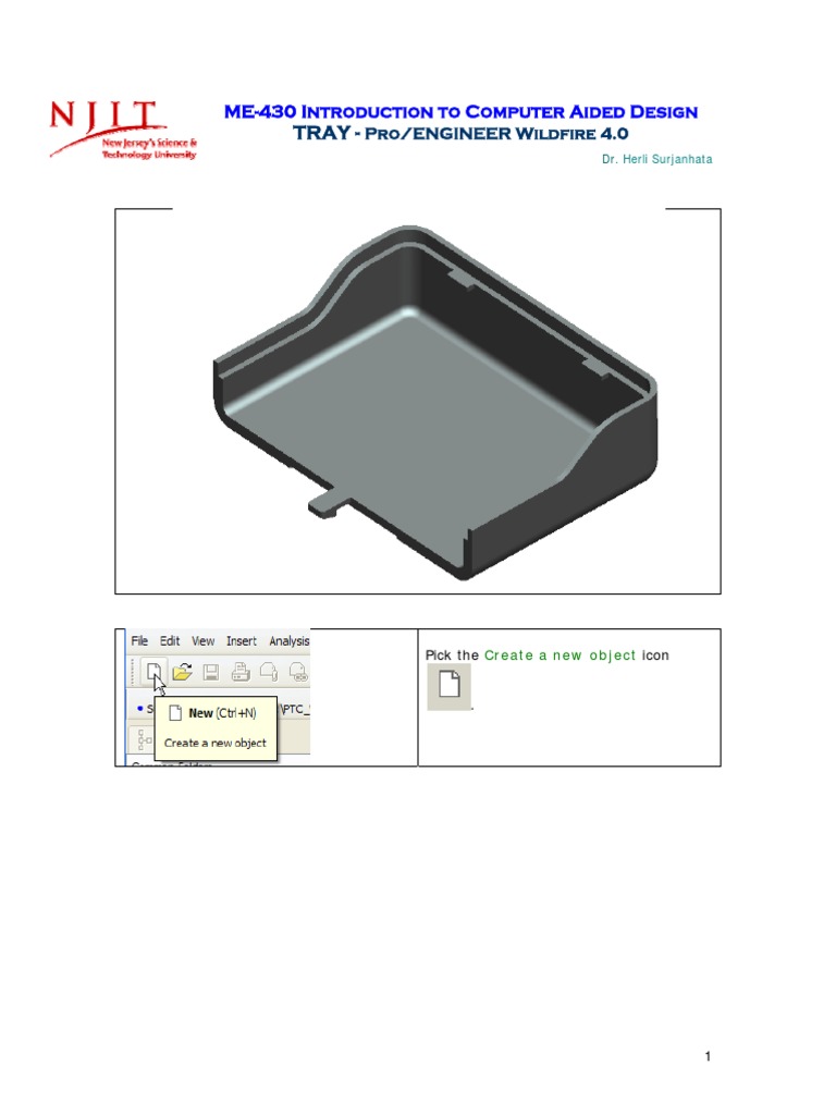 Tray - CAD Tutorial | PDF | Computer Aided Design | Extrusion