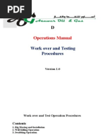 Rig Workover Operations PDF | PDF | Drilling Rig | Casing (Borehole)