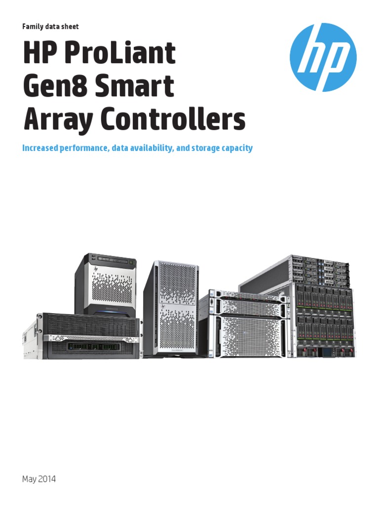 HP Proliant Gen8 Smart Array Controllers: Increased Performance, Data ...