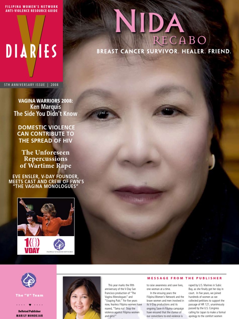 V-Diaries 2008 Anti-Violence Resource Guide | PDF | Woman | Feminism