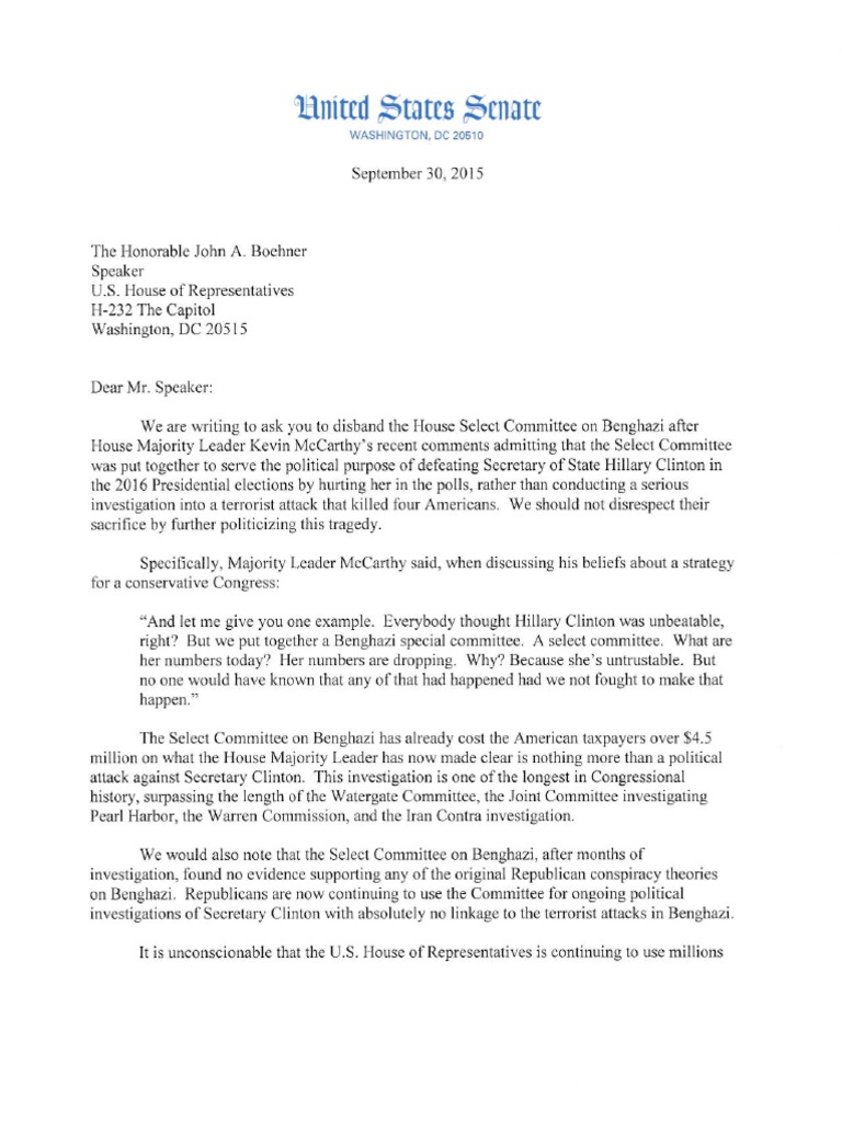 Reid Letter | PDF