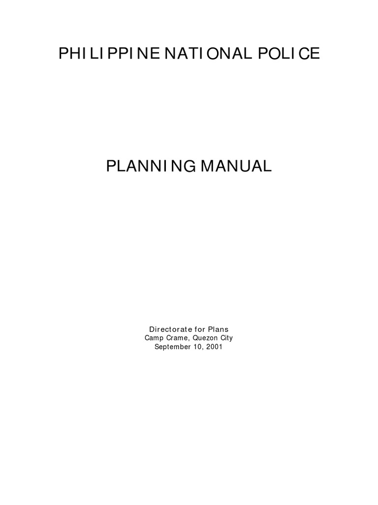 Planning Manual Final PDF | PDF | Goal | Swot Analysis