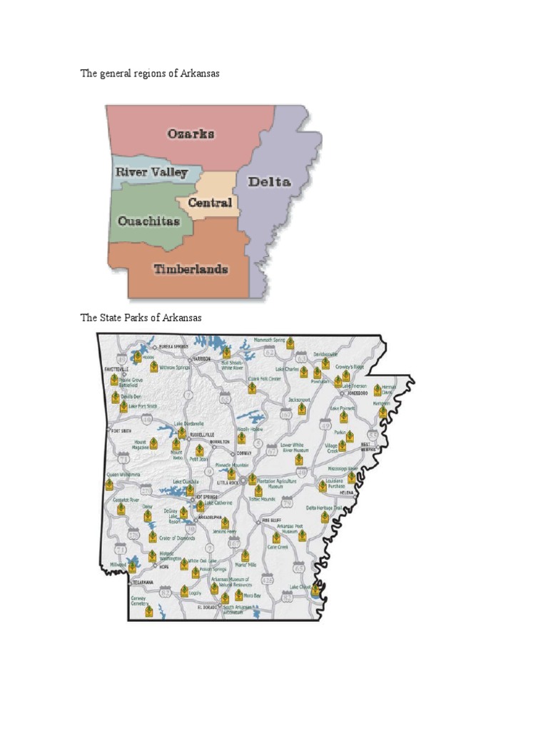 The General Regions of Arkansas | PDF